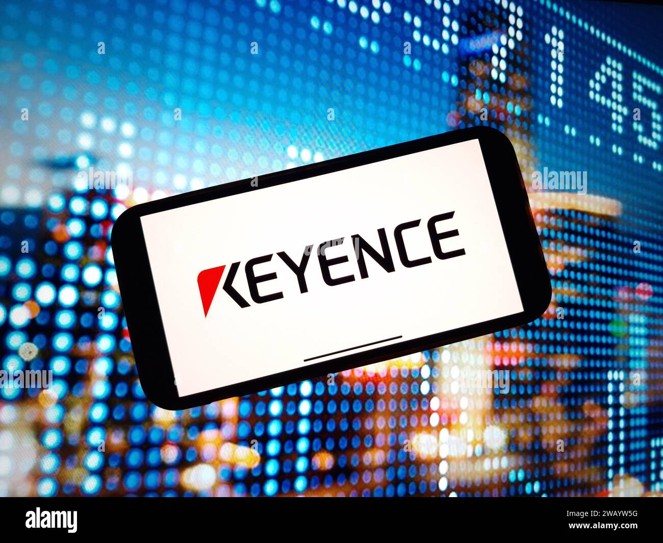 Keyence logo hi-res stock photography and images - Alamy