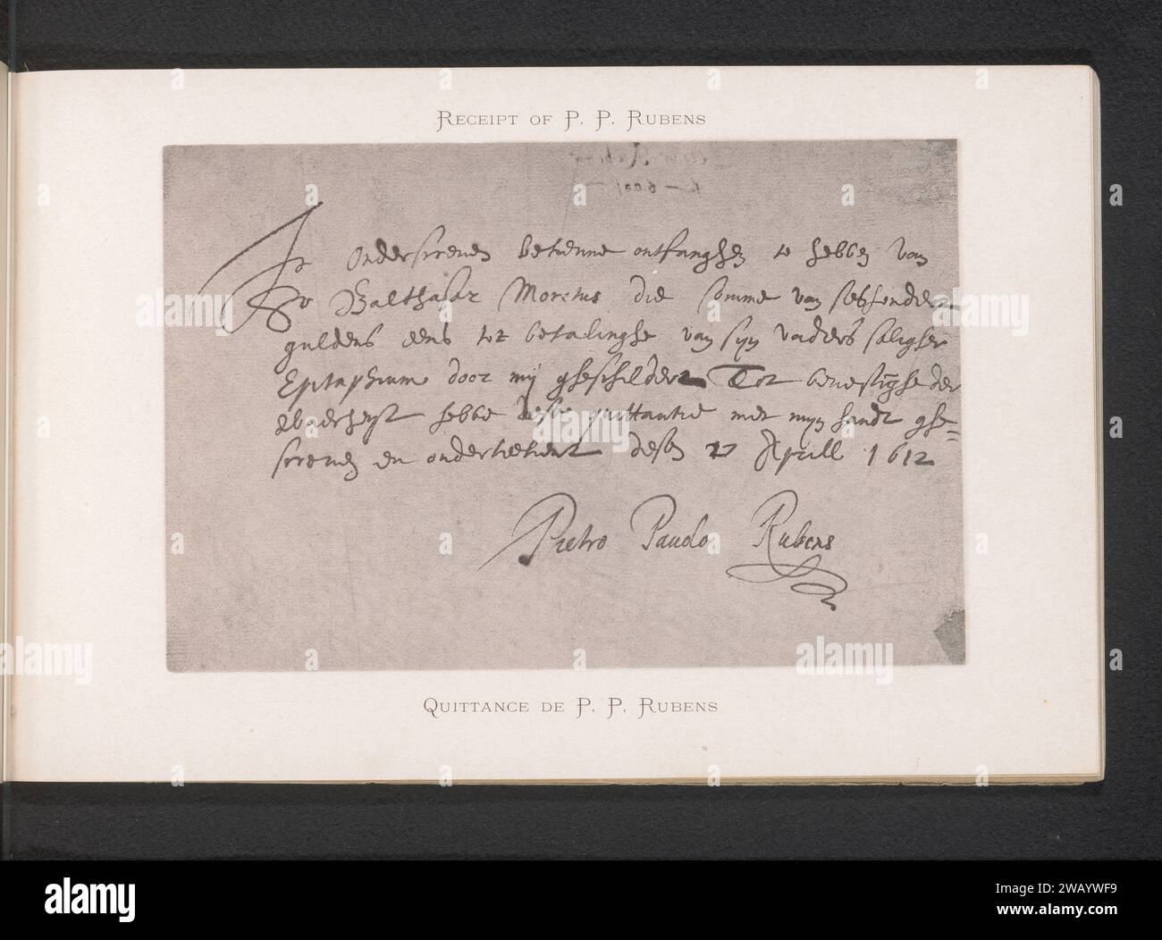Handwritten receipt hi-res stock photography and images - Alamy