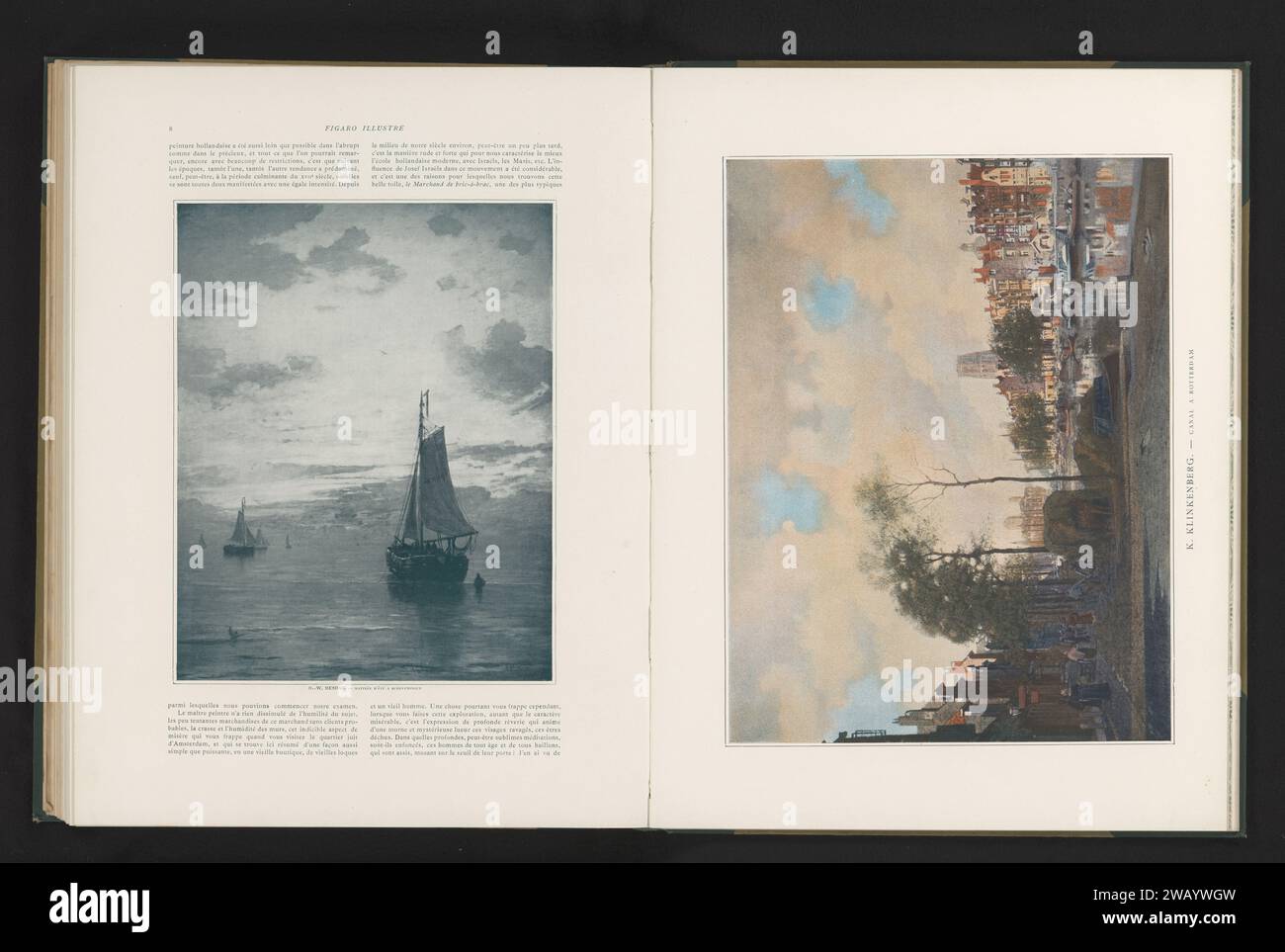 Reproduction of a painting of a street face in Rotterdam to Johannes ...