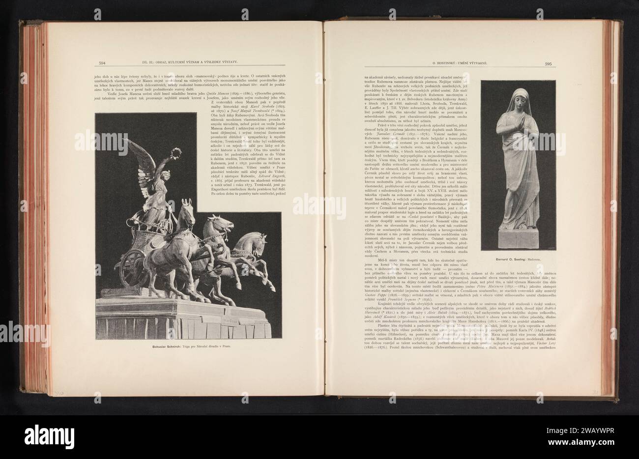 Sculpture, representing a triga, anonymous, c. 1891 - in or before 1895 ...