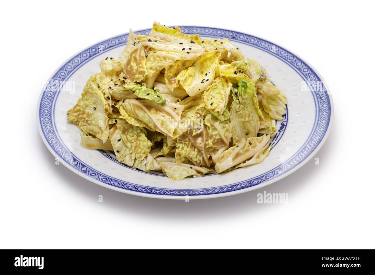Chinese cabbage salad with sesame dressing (Qian Long Bai Cai ...