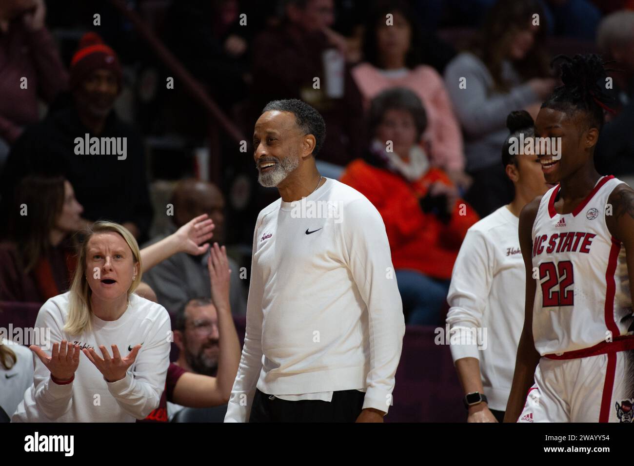 Blacksburg, VA, USA. 7th Jan, 2024. Virginia Tech Hokies head coach ...
