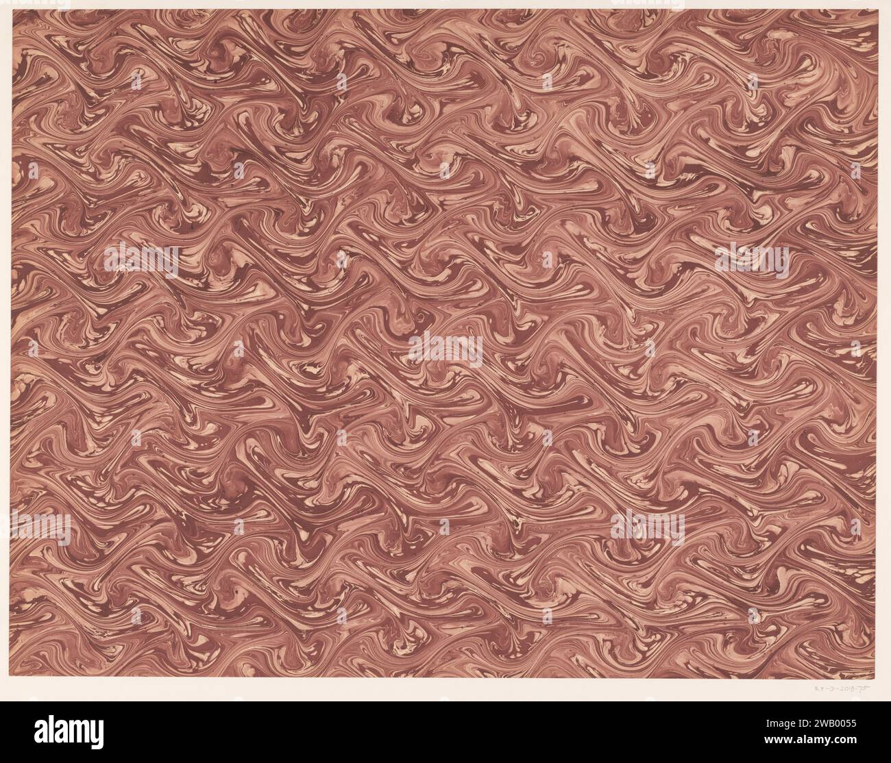 Fantasy marble in different shades reddish, anonymous, 1900 - 2000 ...