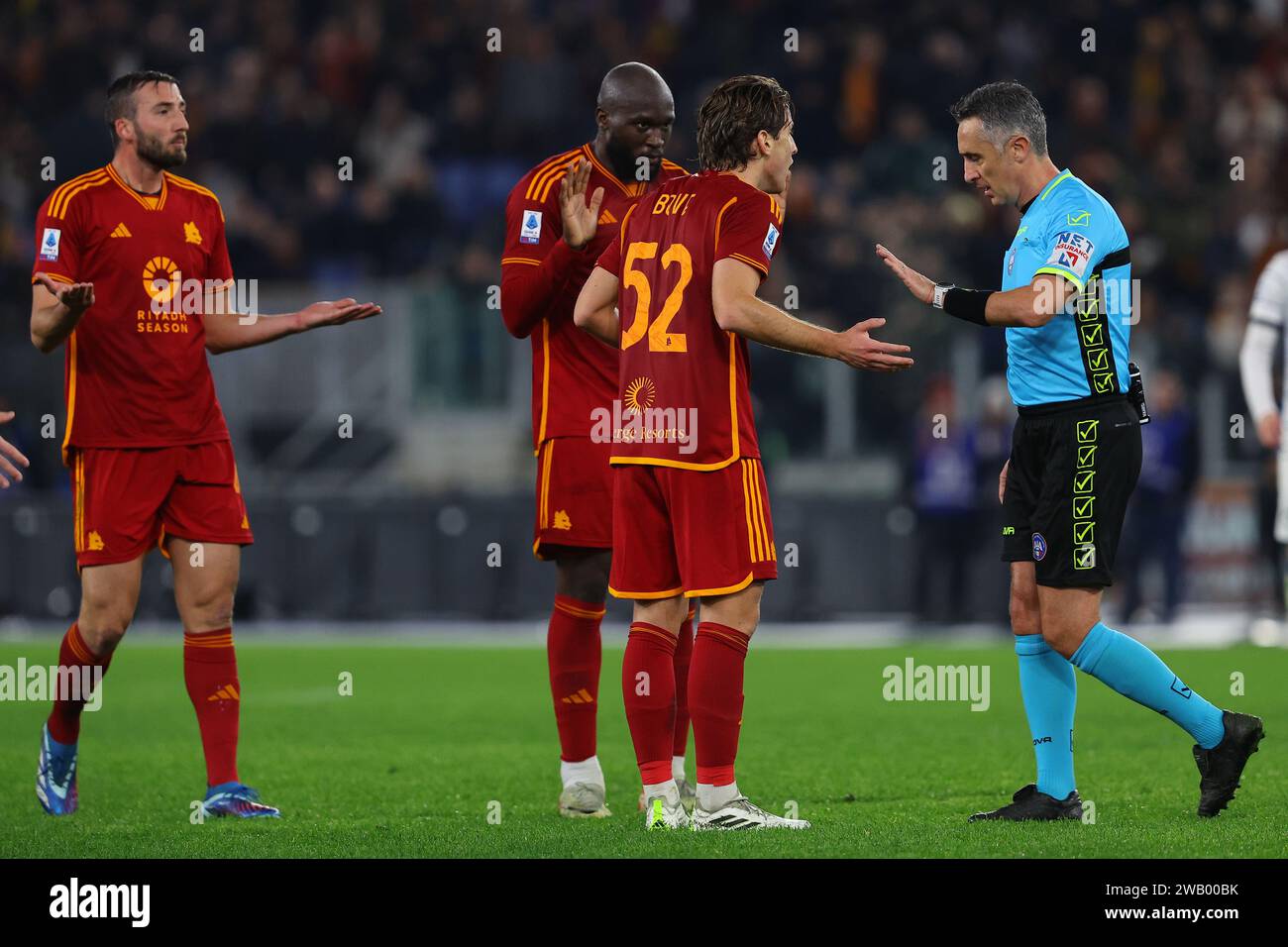 Rome, Italy. 07th Jan, 2024. Rome, Italy 07.01.2024: Romelu Lukaku of ...