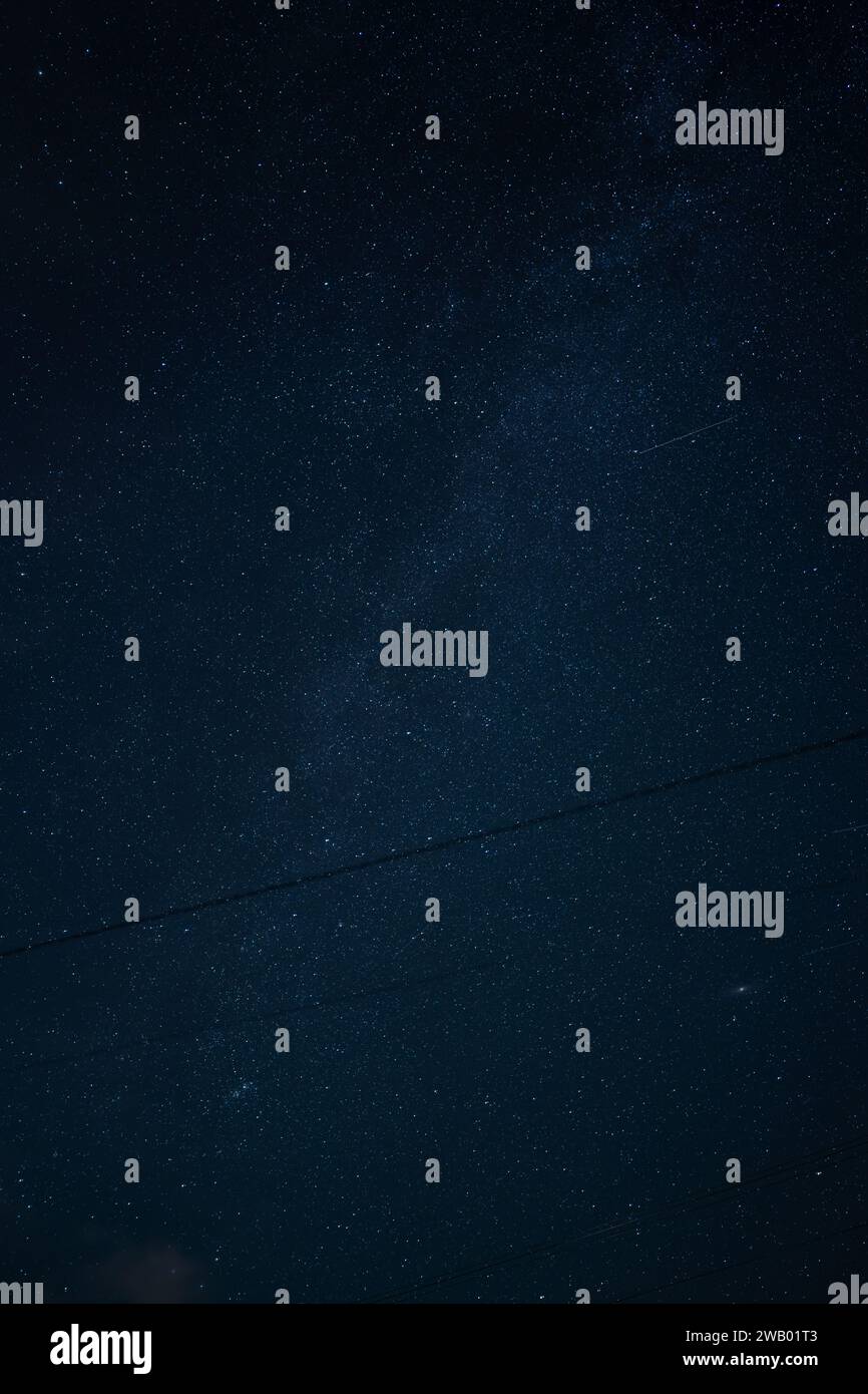 starry sky over central hokkaido japan Stock Photo - Alamy