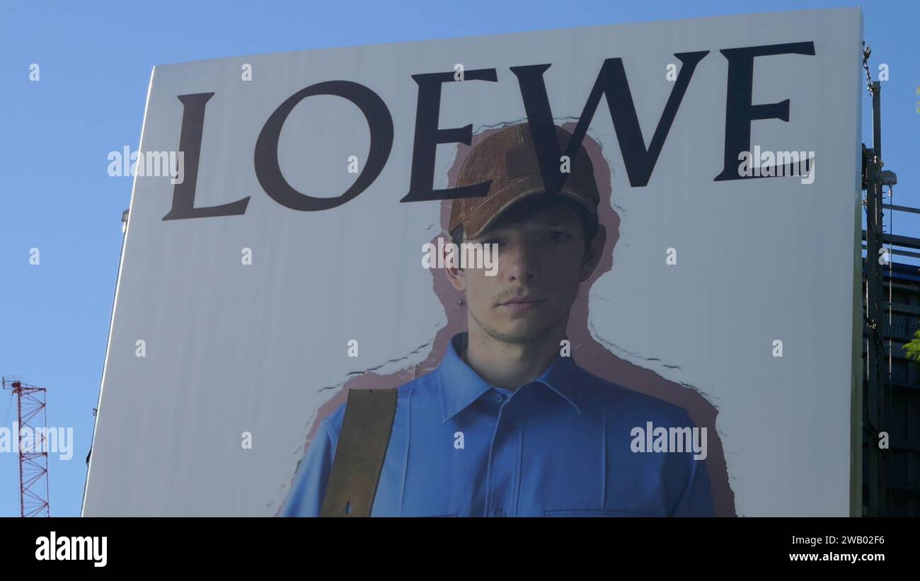 Los Angeles, California, USA 4th January 2024 Actor Mike Faust Loewe ...