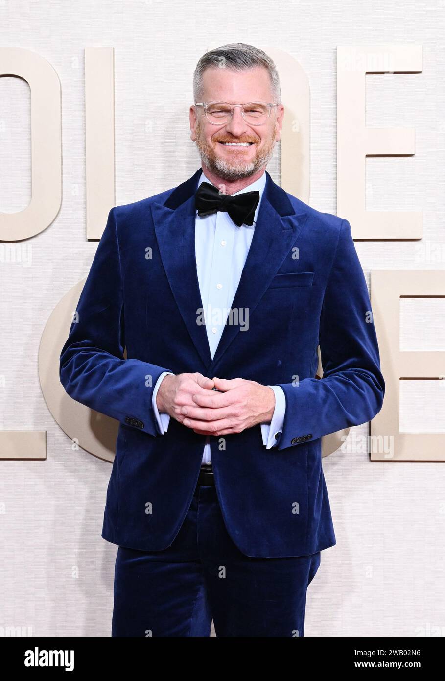 Marc Malkin at the 81st Golden Globe Awards held at the Beverly Hilton ...