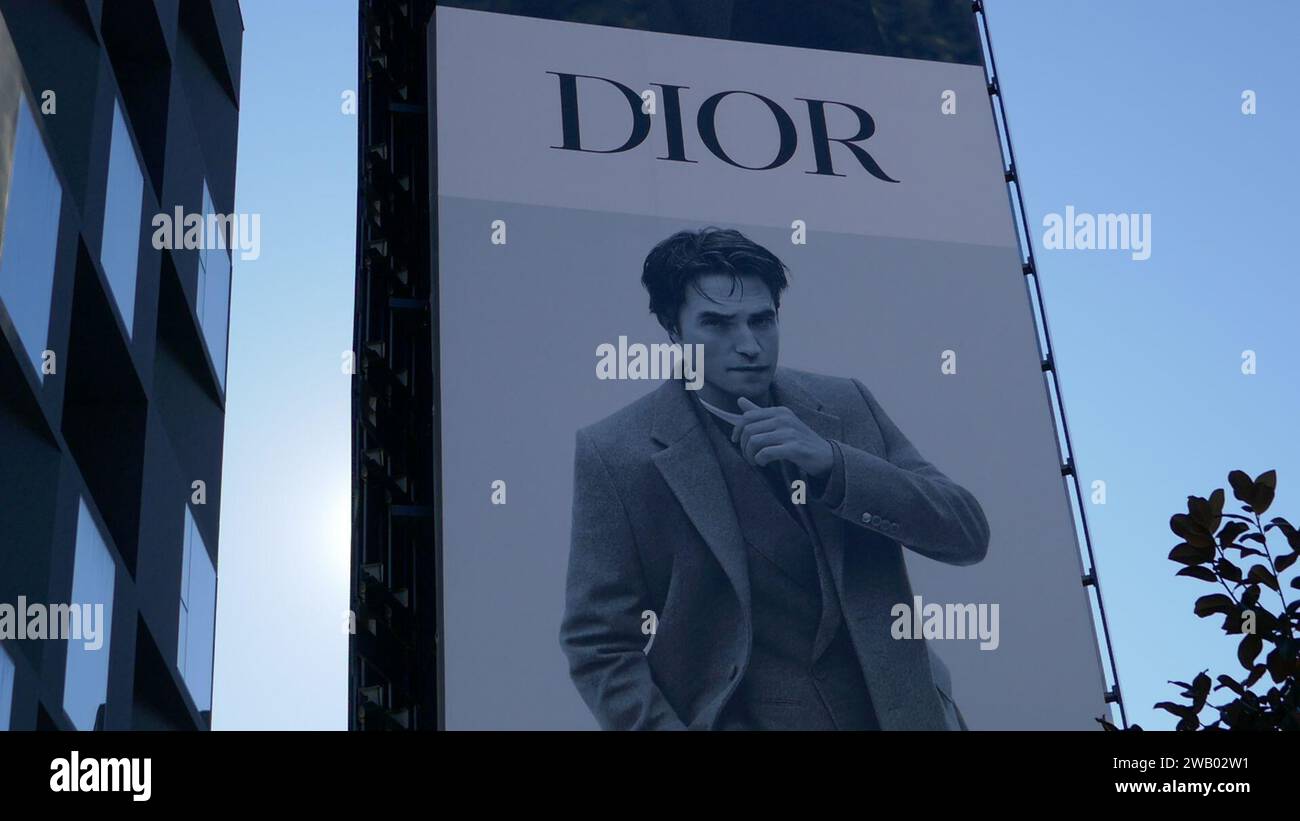 Los Angeles, California, USA 4th January 2024 Robert Pattinson Dior ...