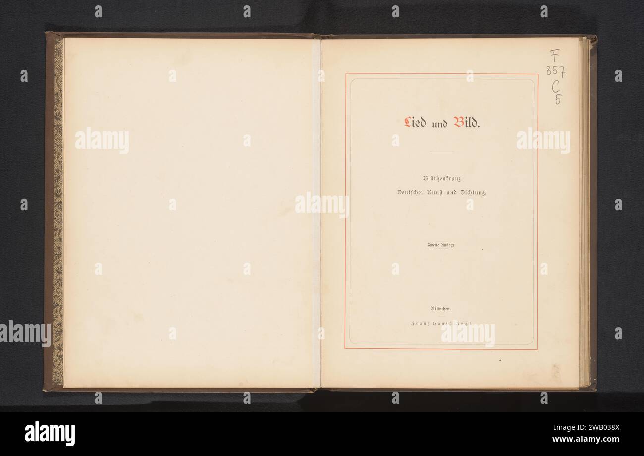Song and picture: flower wreath of German art and poetry, Franz ...