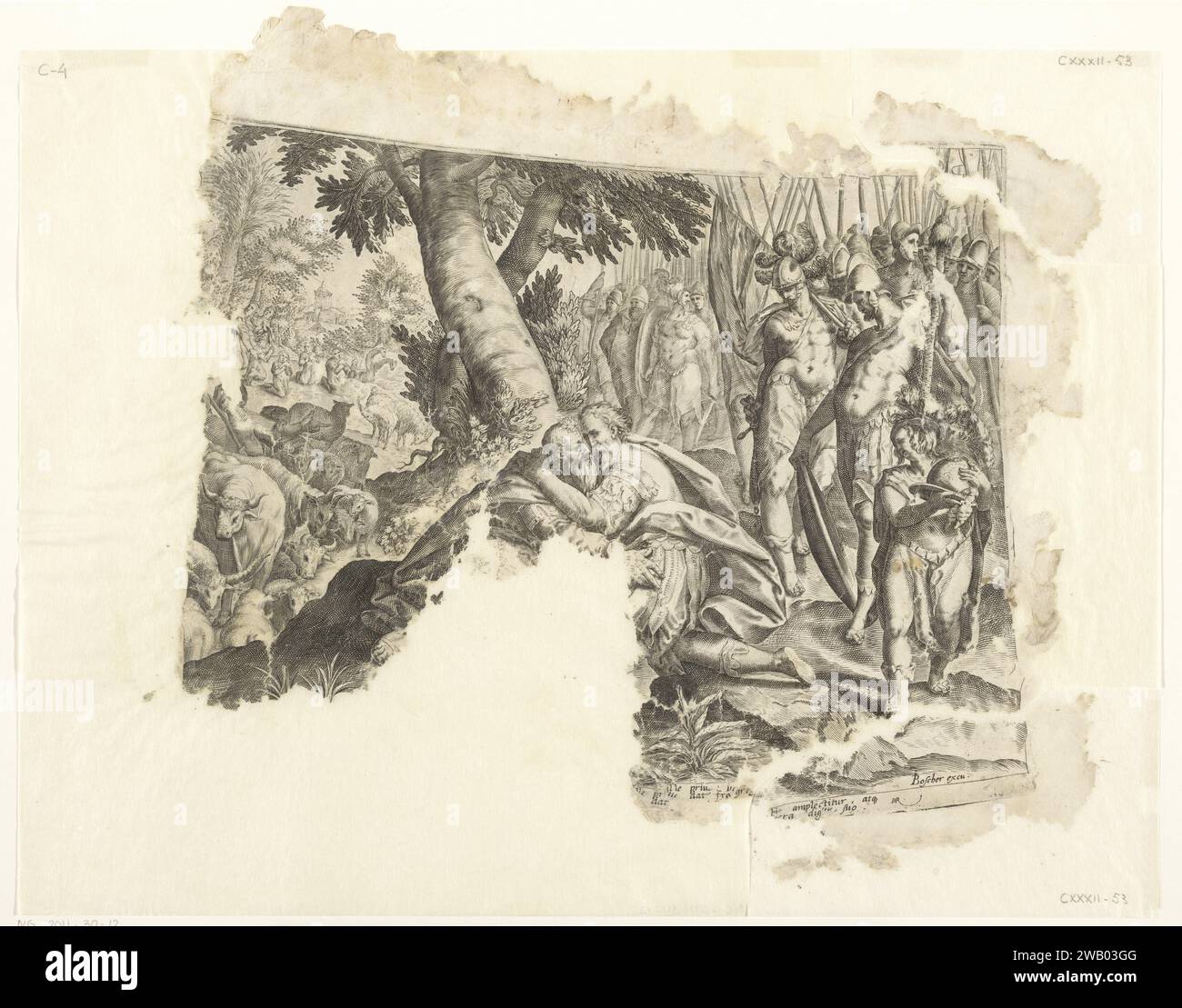 Reconciliation of Jakob and Esau, Zacharias Dolendo (Attributed to ...