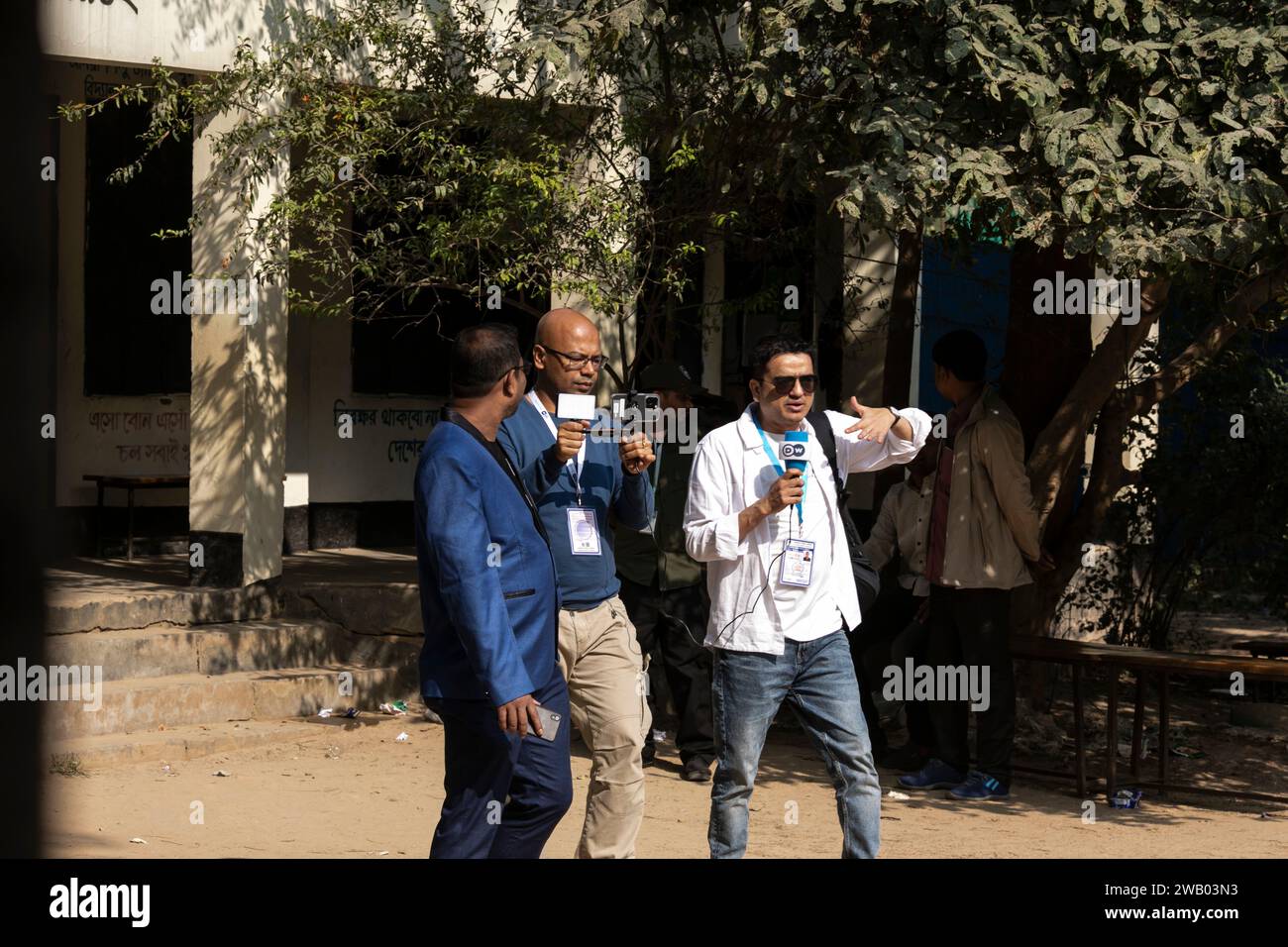 Dhaka, Bangladesh. 7th Jan, 2024. Deutsche Welle (DW) Multimedia ...