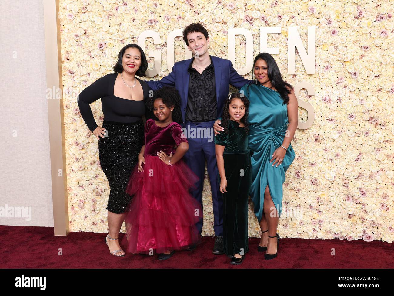 Julian Shapiro-Barnum of Recess Therapy at the 81st Golden Globe Awards ...