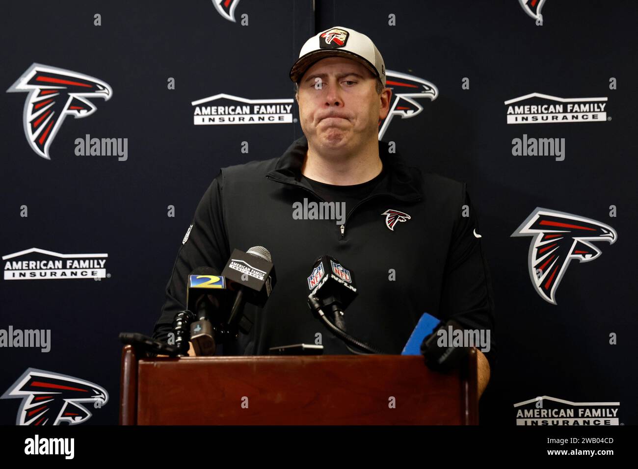 Atlanta Falcons Head Coach Arthur Smith Speaks During A Press