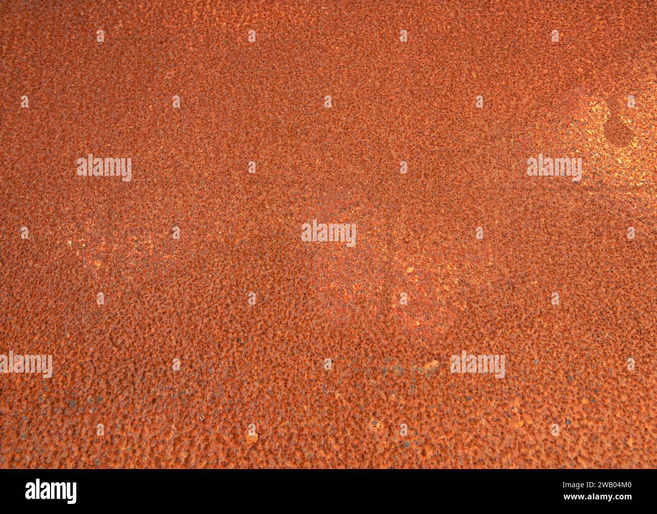 Old abstract light metal texture covered with red rust for background ...