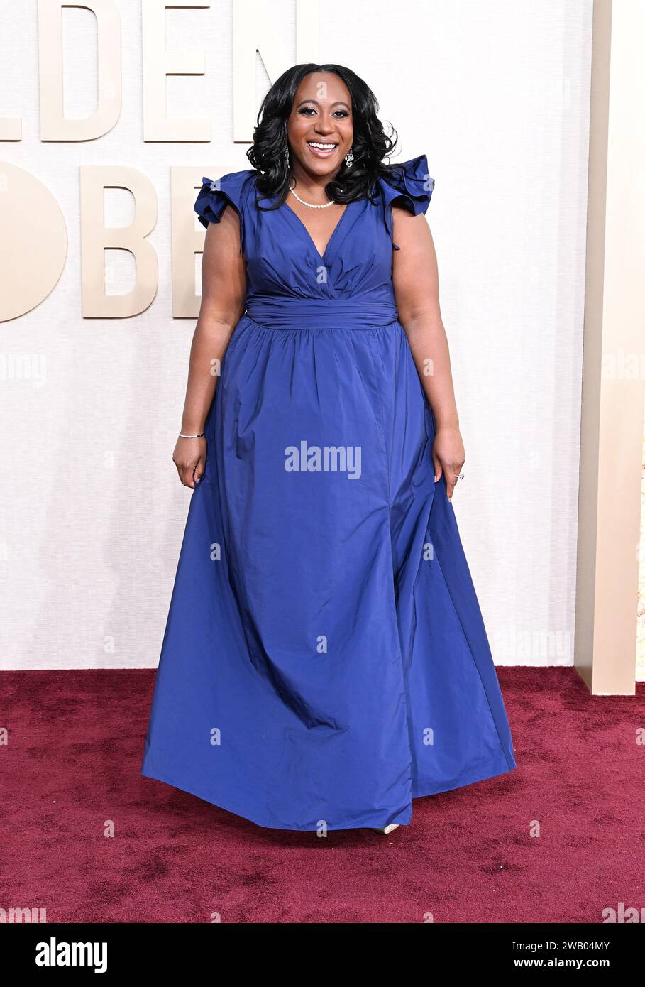 Angelique Jackson at the 81st Golden Globe Awards held at the Beverly ...