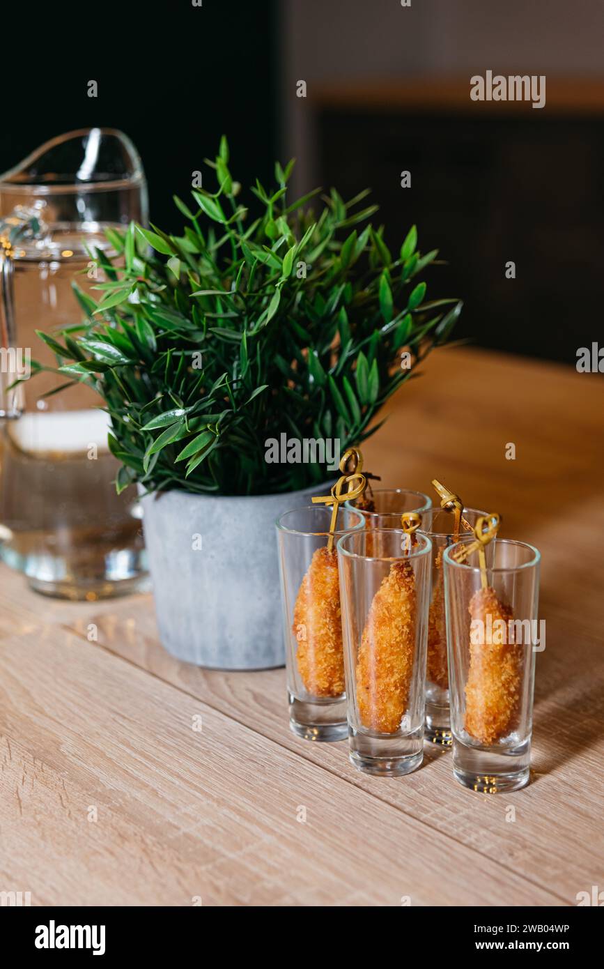 Deep fried canapes hi-res stock photography and images - Alamy