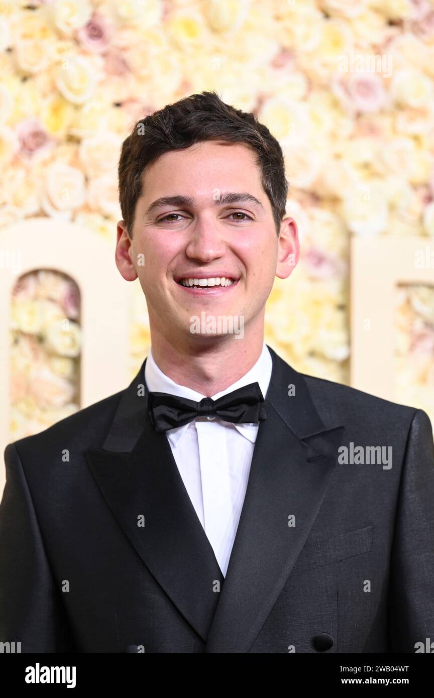 Matt Friend at the 81st Golden Globe Awards held at the Beverly Hilton ...