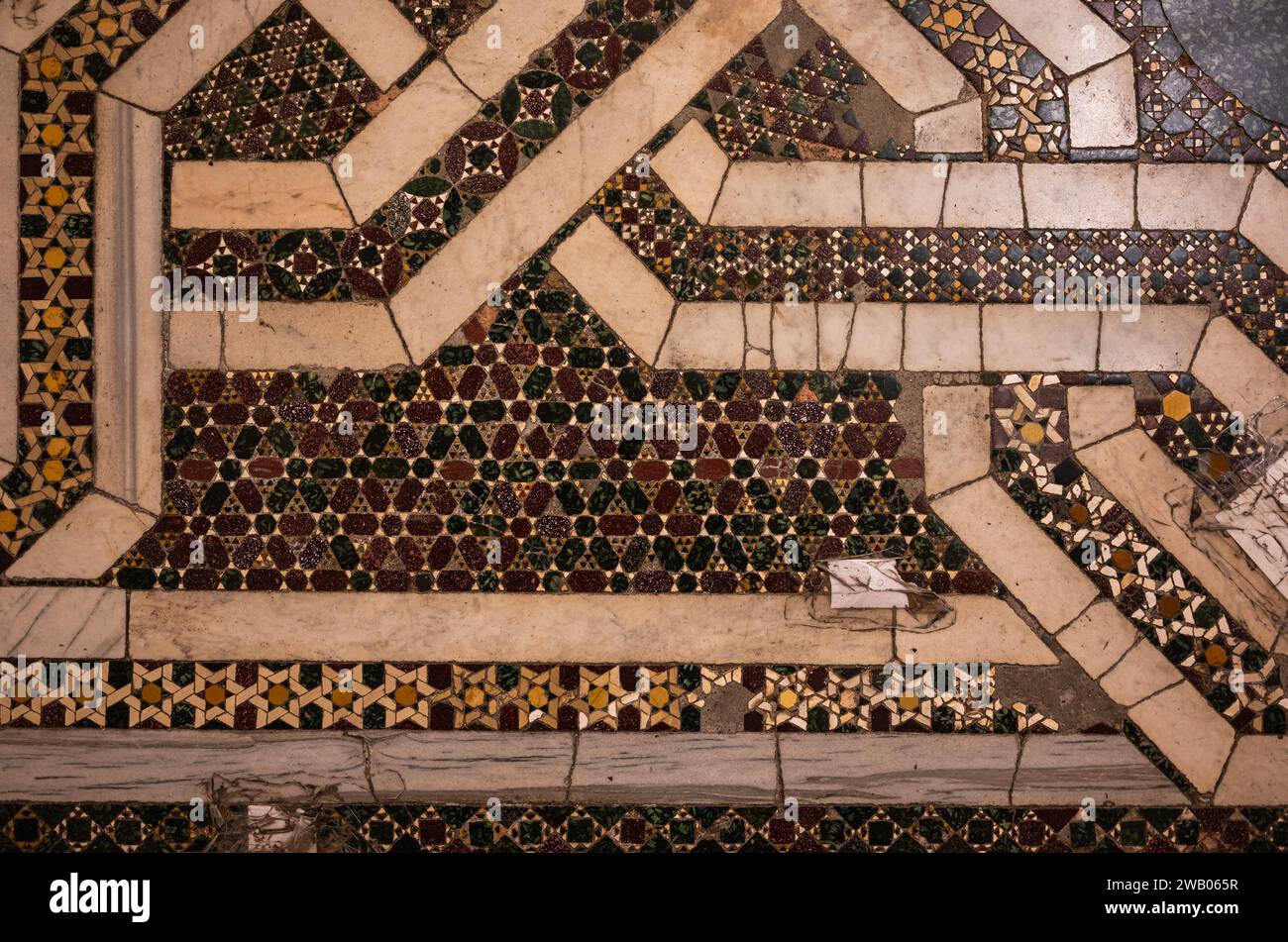 Palermo, Sicily, Italy, December 14, 2023 - Decorative tiles at the ...