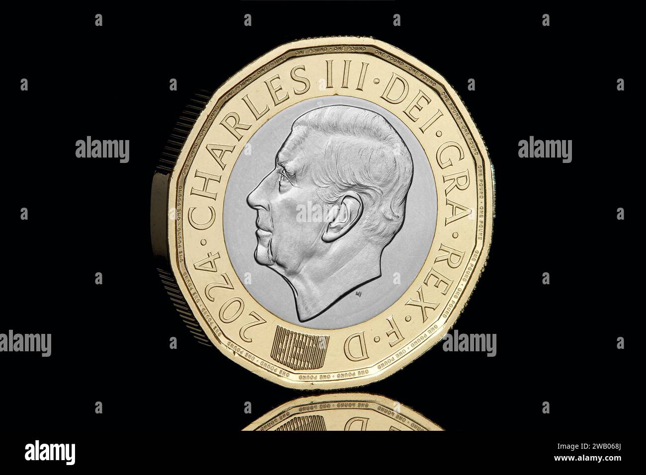 King charles pound obverse hi-res stock photography and images - Alamy