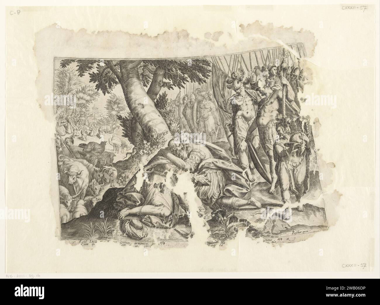 Reconciliation of Jakob and Esau, Zacharias Dolendo (Attributed to ...