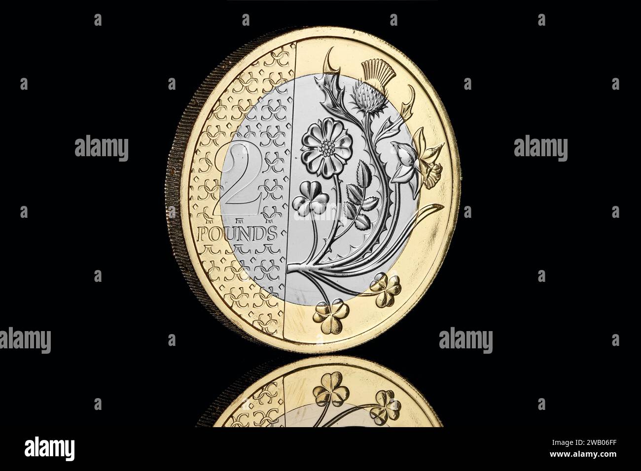 Flowers Of The Four Nations £2 from the 2024 Definitive UK Annual Coin ...