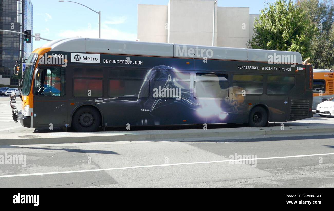 Los Angeles, California, USA 3rd January 2024 Beyonce Renaissance Bus ...
