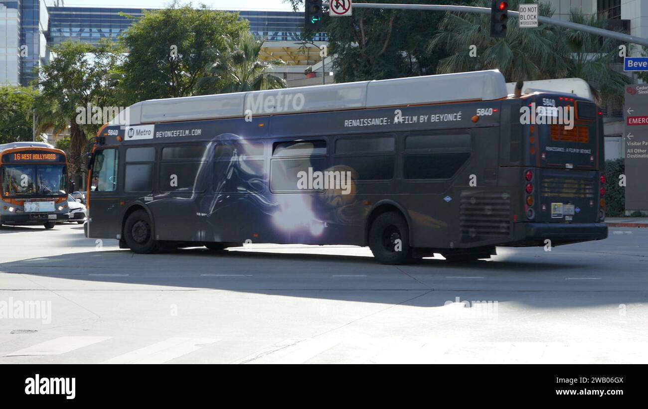 Los Angeles, California, USA 3rd January 2024 Beyonce Renaissance Bus ...