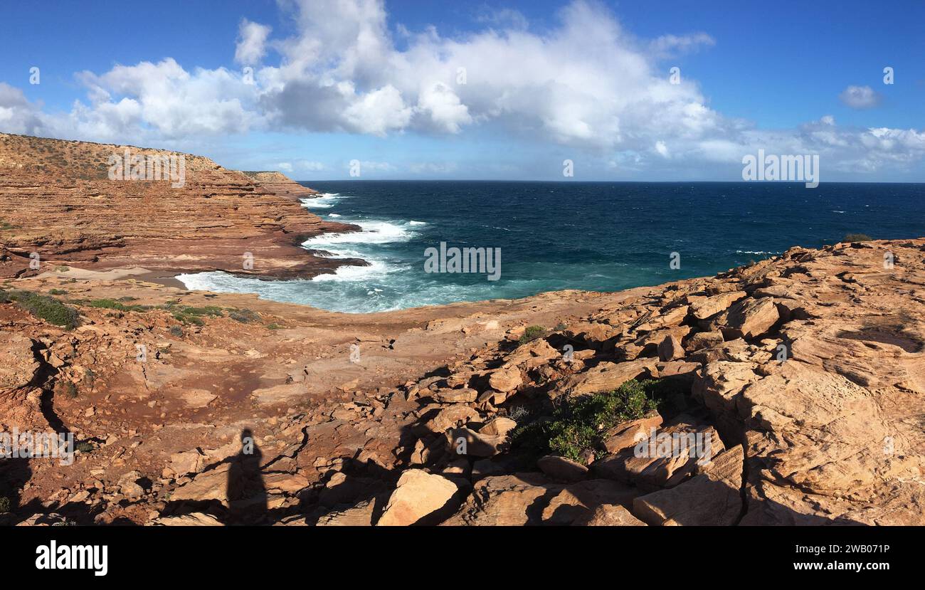 Panorama Pot Alley in Kalbarri National Park in Western Australia with ...