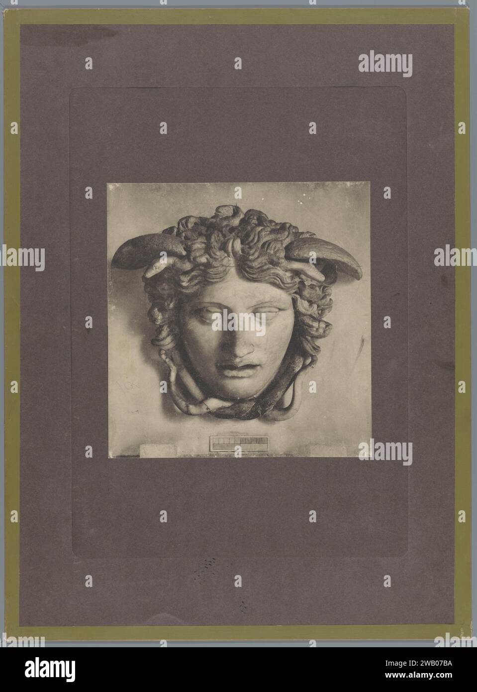 Mask of the head of Medusa, 1897 photograph European Publisher: Munich ...