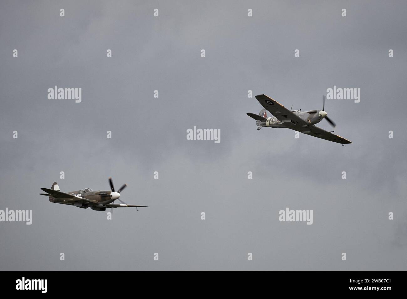 Supermarine Spitfire PR.XIX PS890 (F-AZJS) And Spitfire LF Mk.Vb EP120 ...