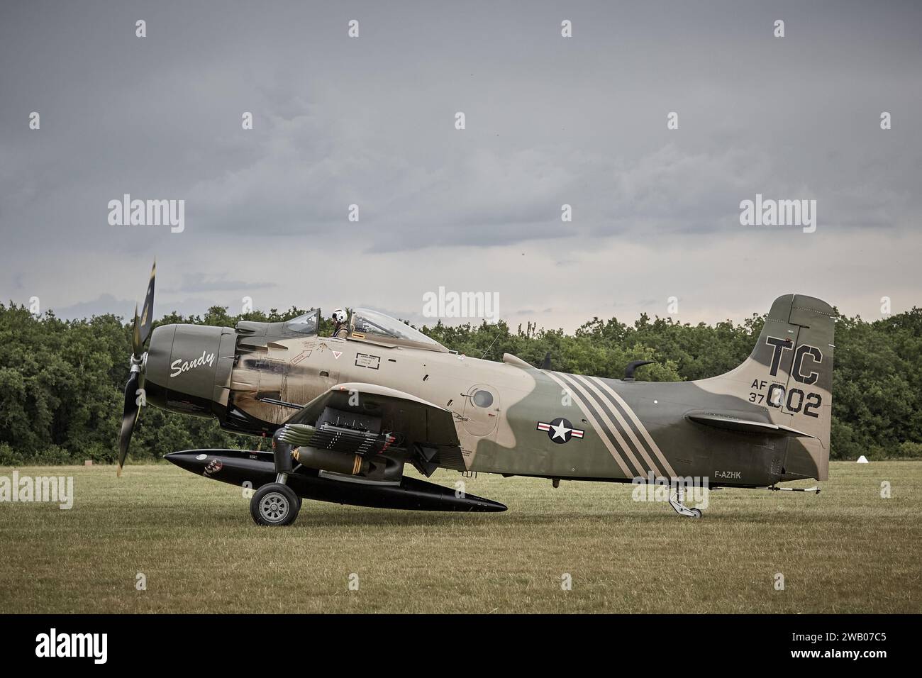 Douglas AD-4N Skyraider (F-AZHK Stock Photo - Alamy