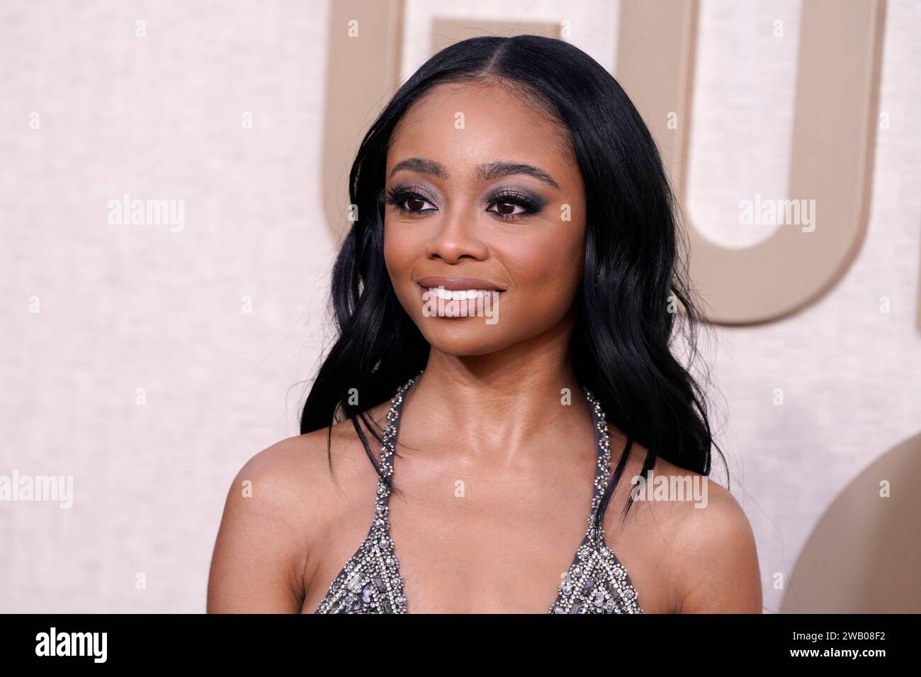 Skai Jackson Arrives At The 81st Golden Globe Awards On Sunday Jan 7