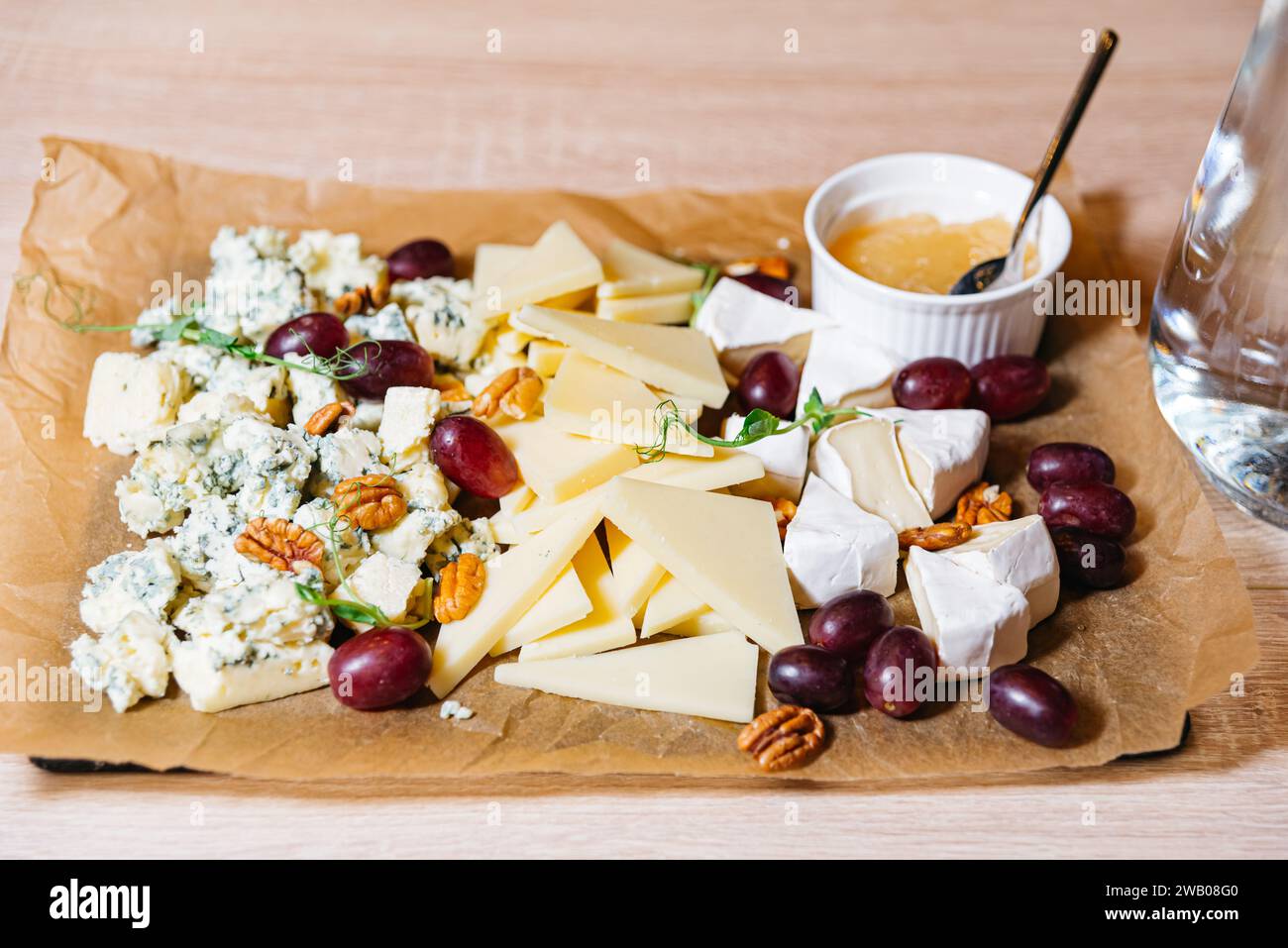 Cheese platter presentation hi-res stock photography and images - Alamy