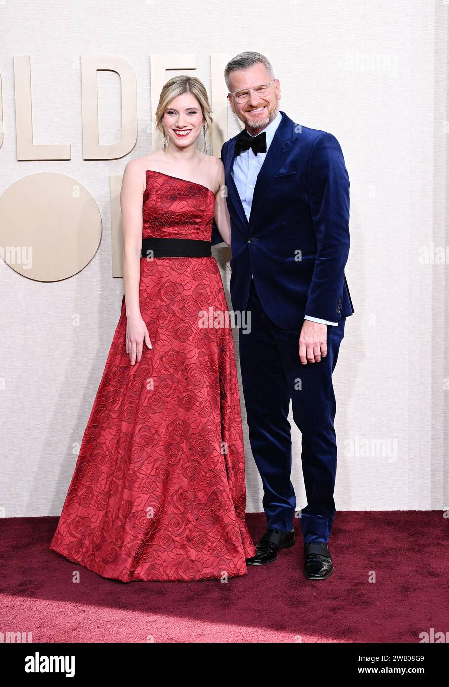Beverly Hills, United States. 07th Jan, 2024. Tiffany Taylor and Marc ...