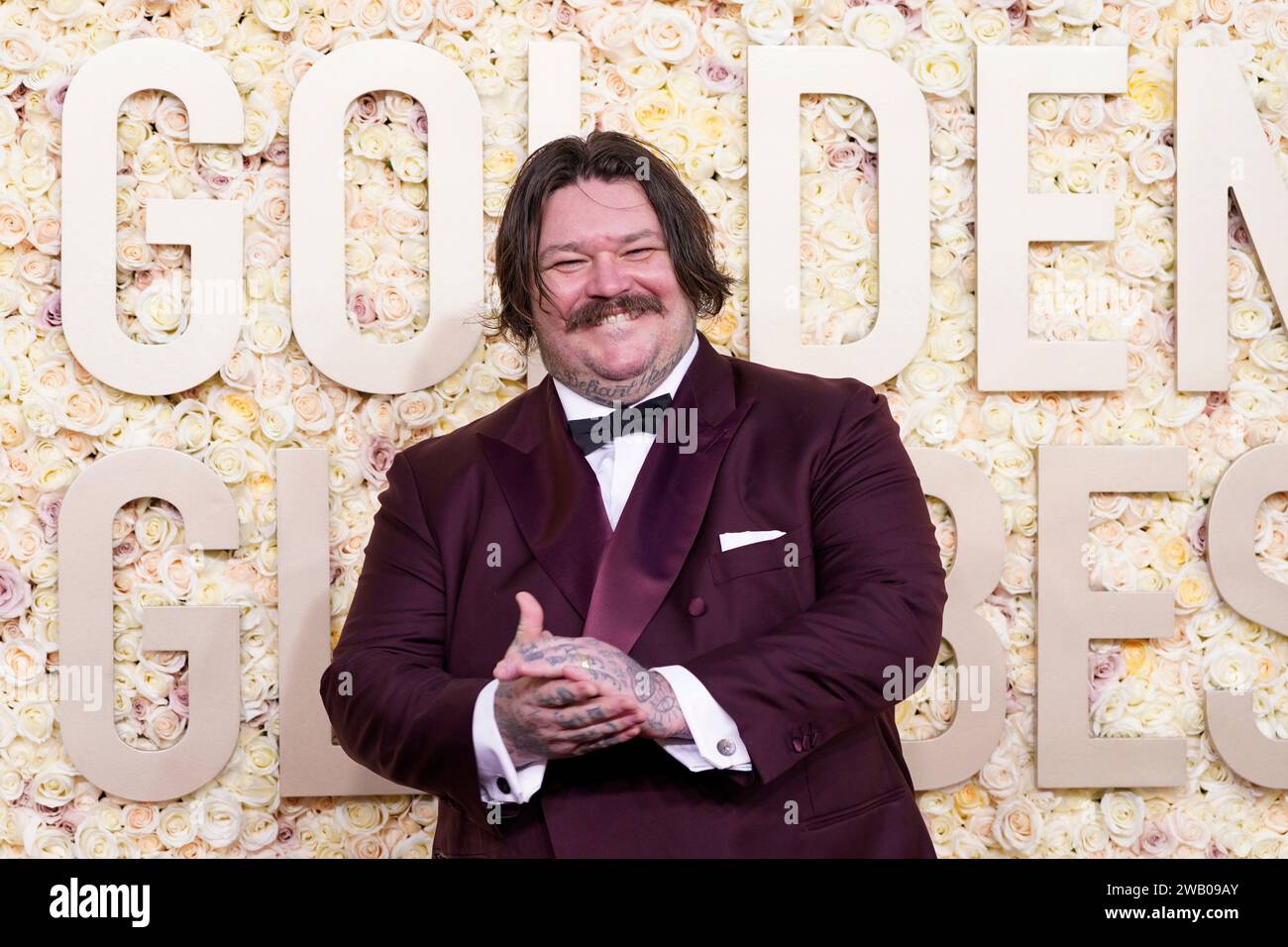 Matty Matheson arrives at the 81st Golden Globe Awards on Sunday, Jan ...