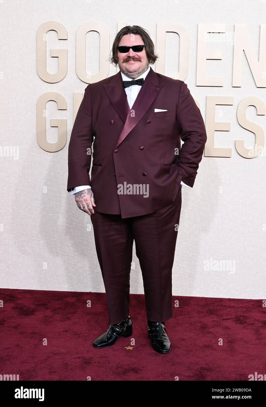 Matty Matheson at the 81st Golden Globe Awards held at the Beverly ...