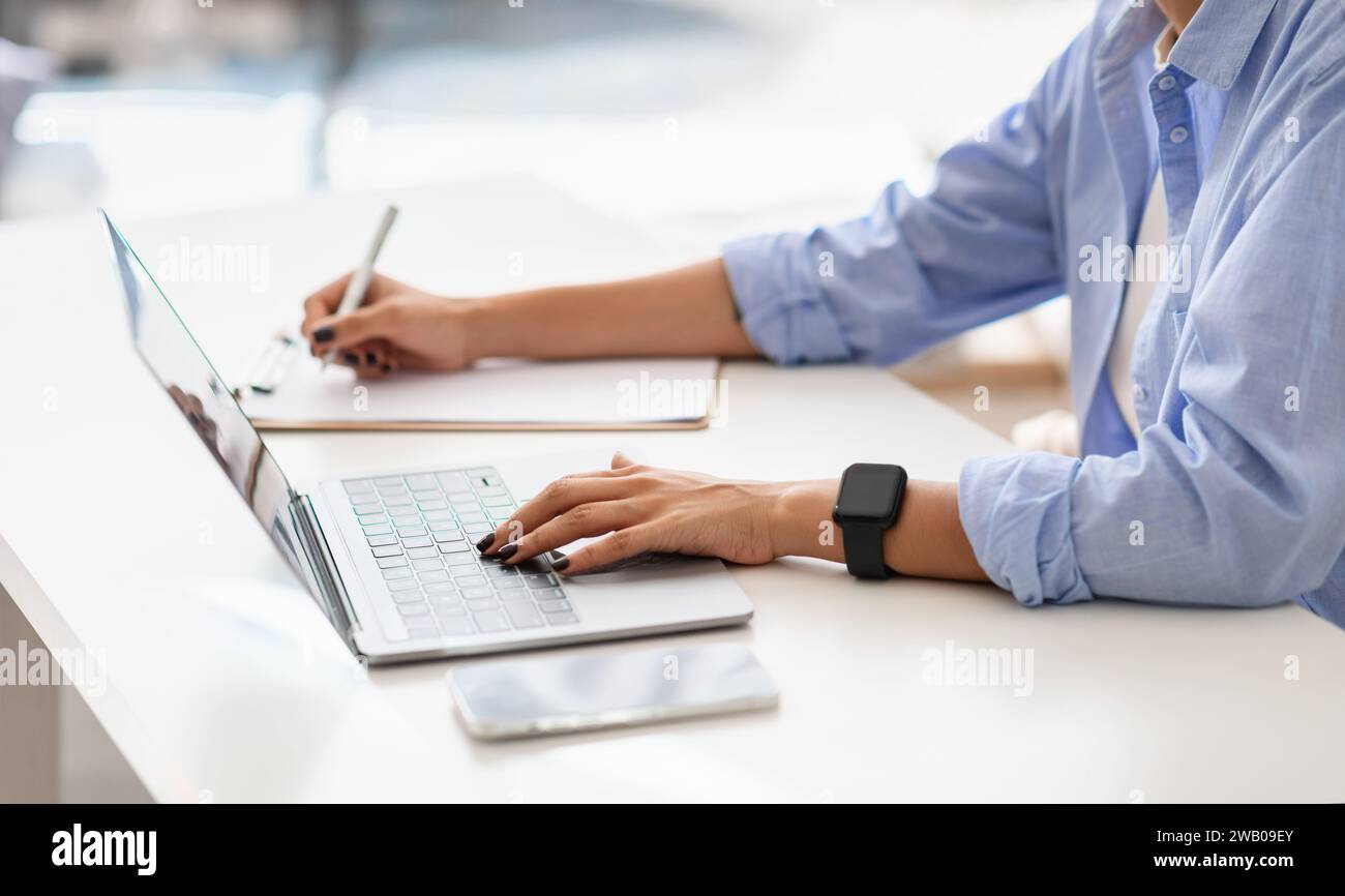 Multiracial multitasking hi-res stock photography and images - Alamy