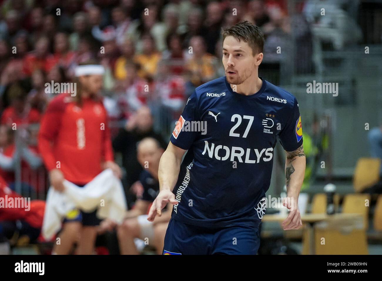 Odense, Denmark. 07th Jan, 2024. Michael Damgaard Nielsen (27) of ...