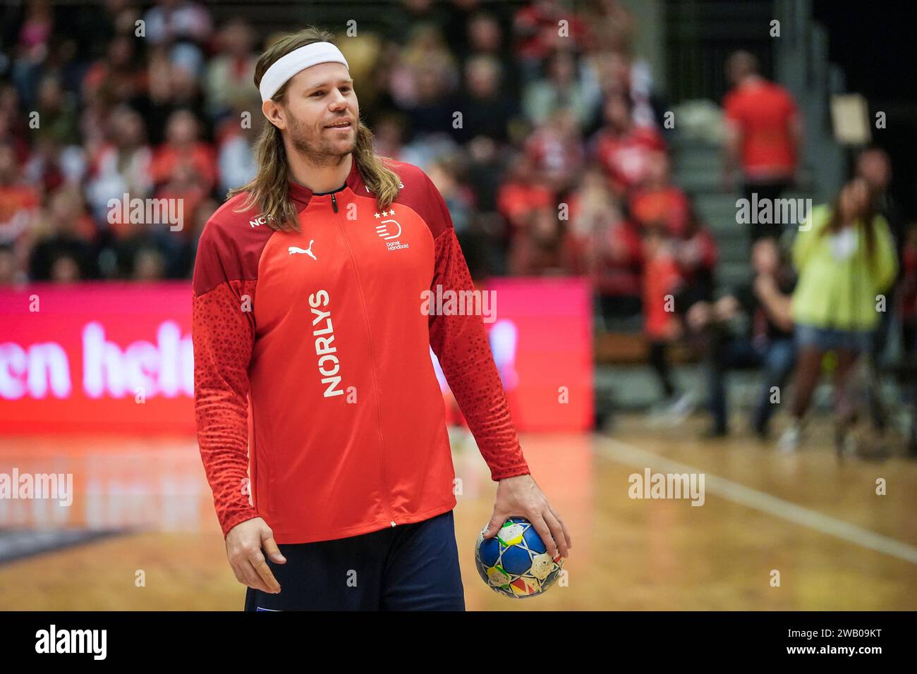 Odense, Denmark. 07th Jan, 2024. Mikkel Hansen of Denmark seen at the ...