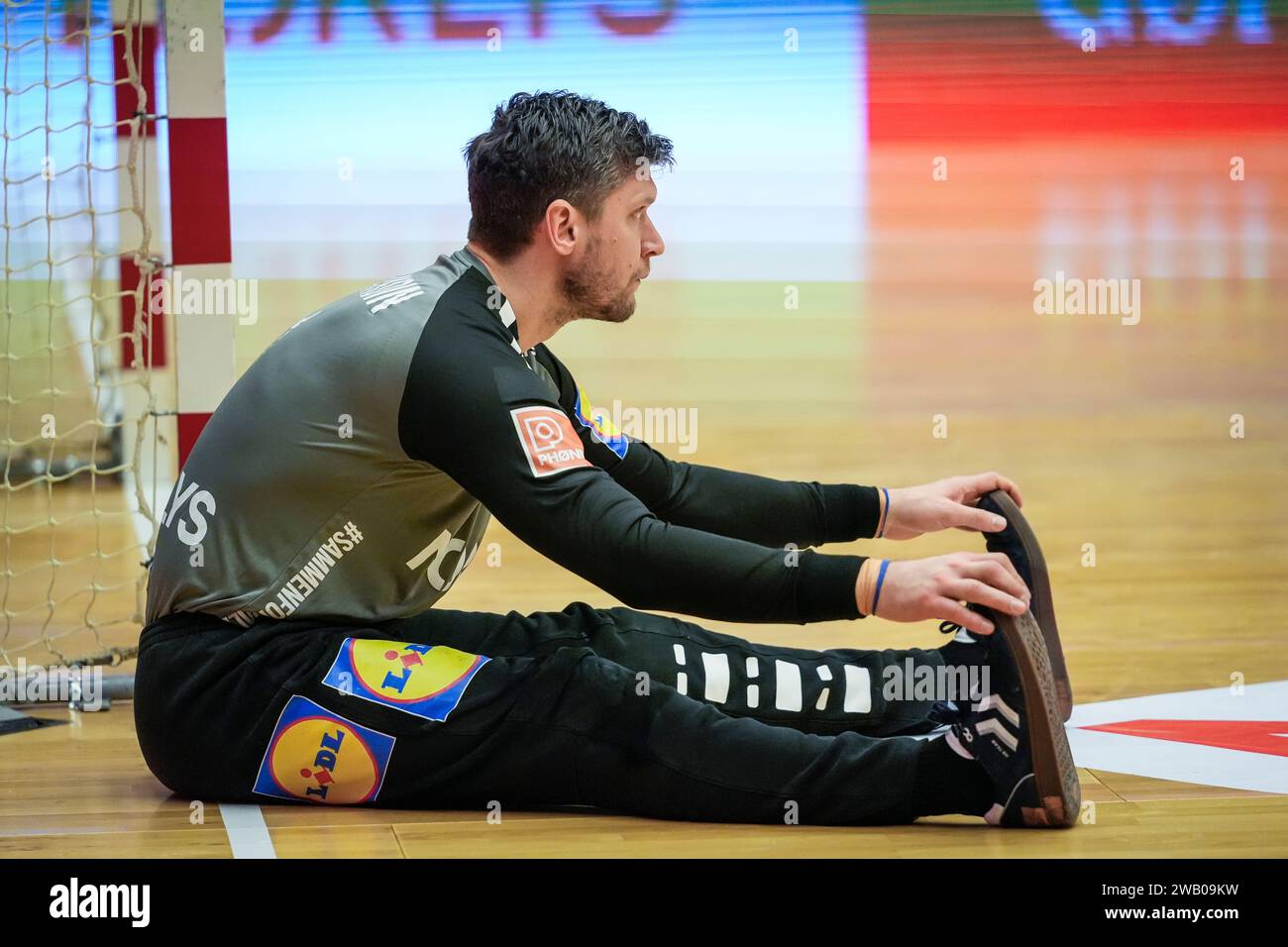 Odense, Denmark. 07th Jan, 2024. Niklas Landin (1) of Denmark seen ...