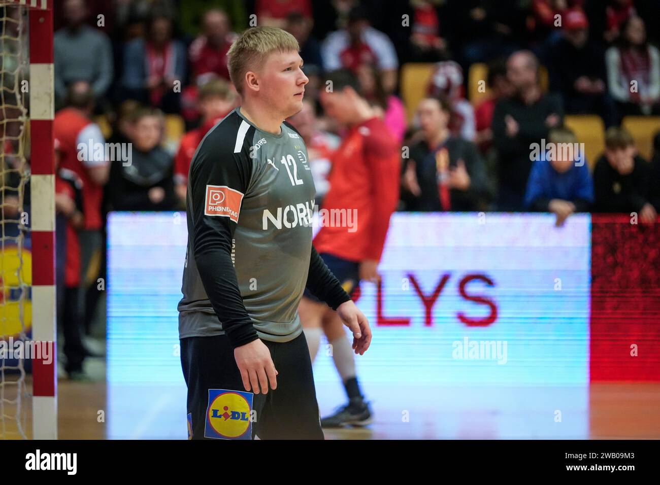 Odense, Denmark. 07th Jan, 2024. Emil Nielsen (12) of Denmark seen ...