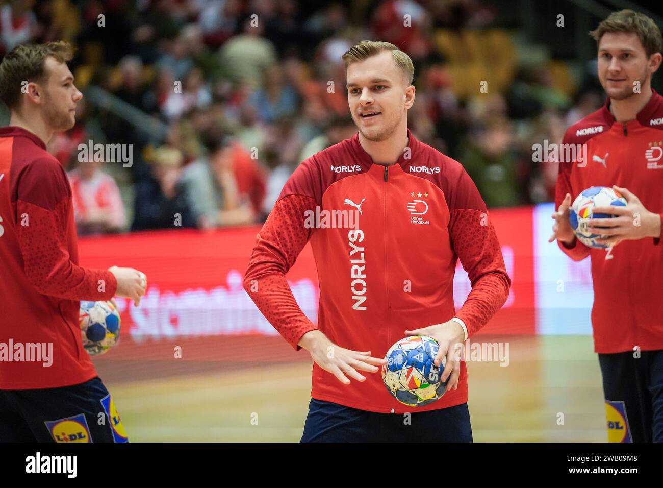 Odense, Denmark. 07th Jan, 2024. Johan Hansen of Denmark seen during ...