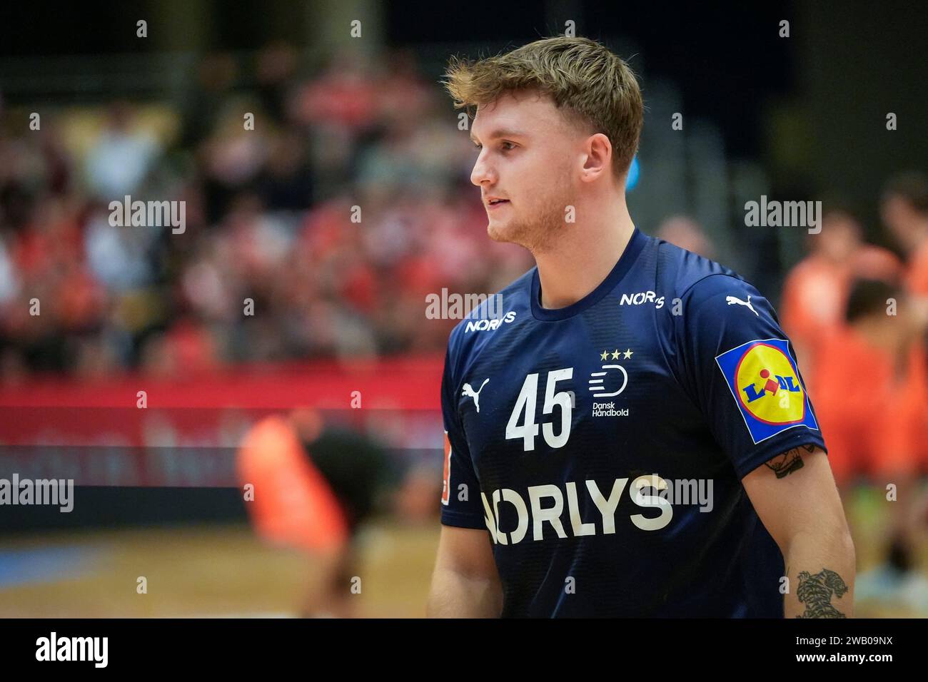 Odense, Denmark. 07th Jan, 2024. Emil Madsen (45) of Denmark seen ...
