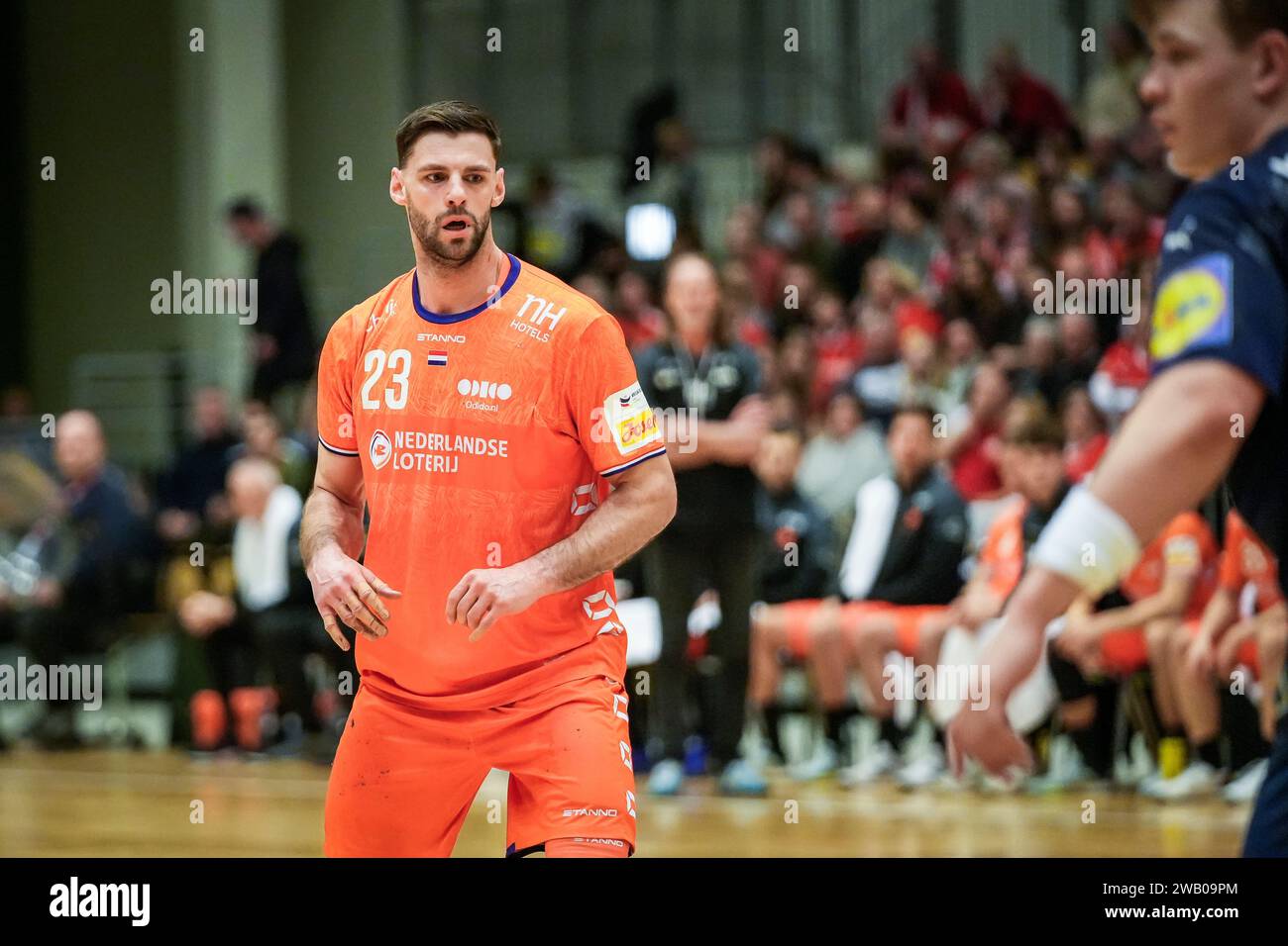 Odense, Denmark. 07th Jan, 2024. Jorn Smits (23) of Netherlands seen ...
