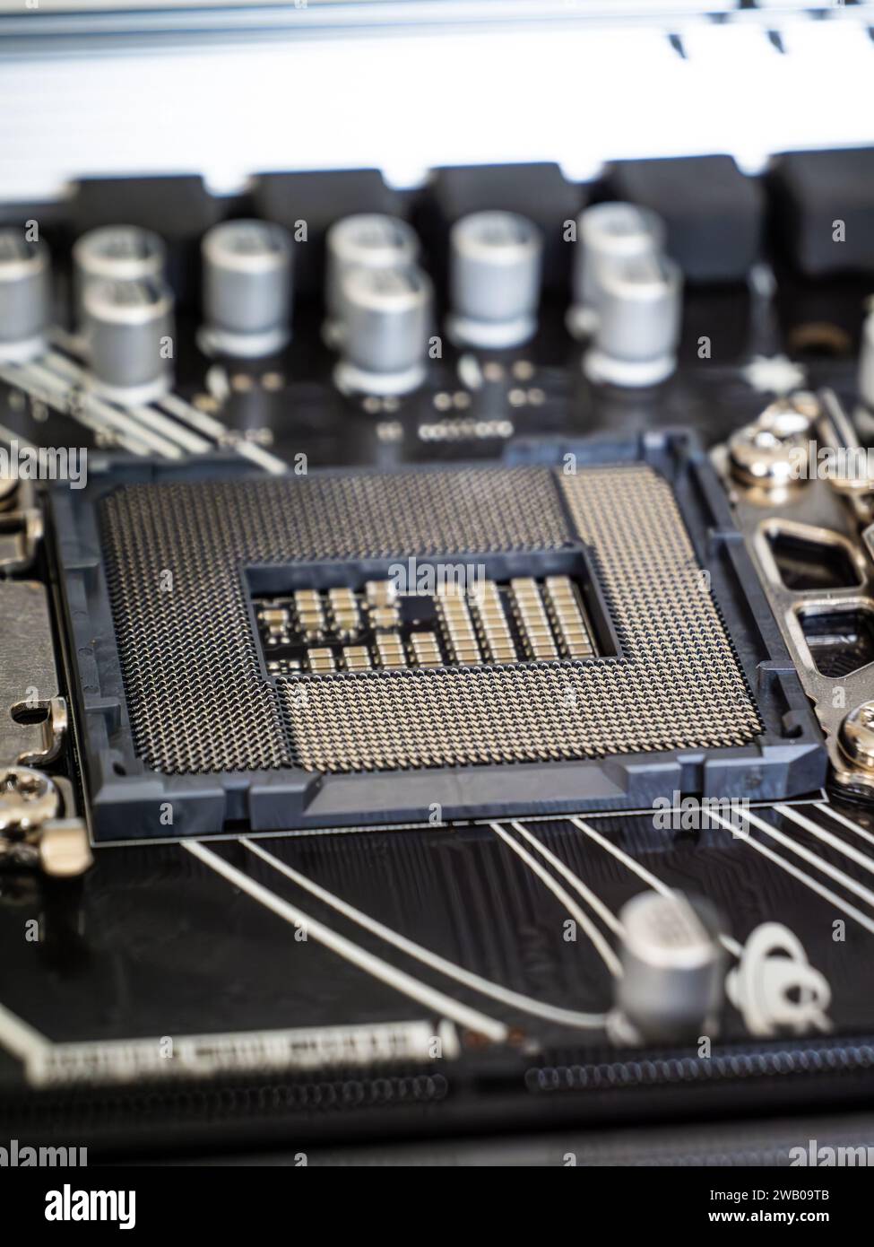 Modern motherboard pcb black hi-res stock photography and images - Alamy