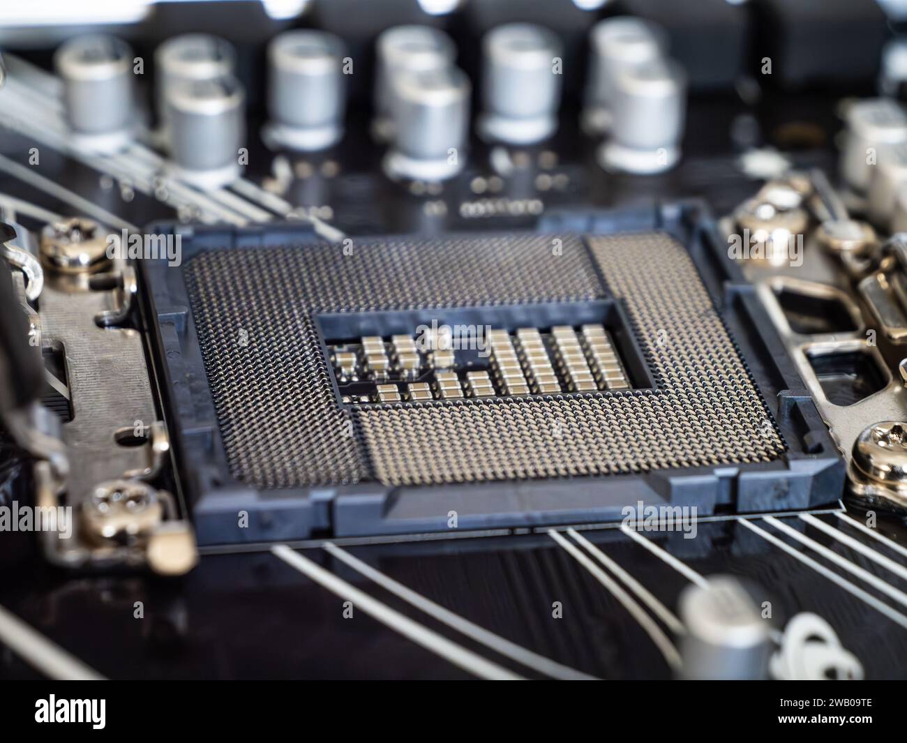 Modern motherboard pcb black hi-res stock photography and images - Alamy