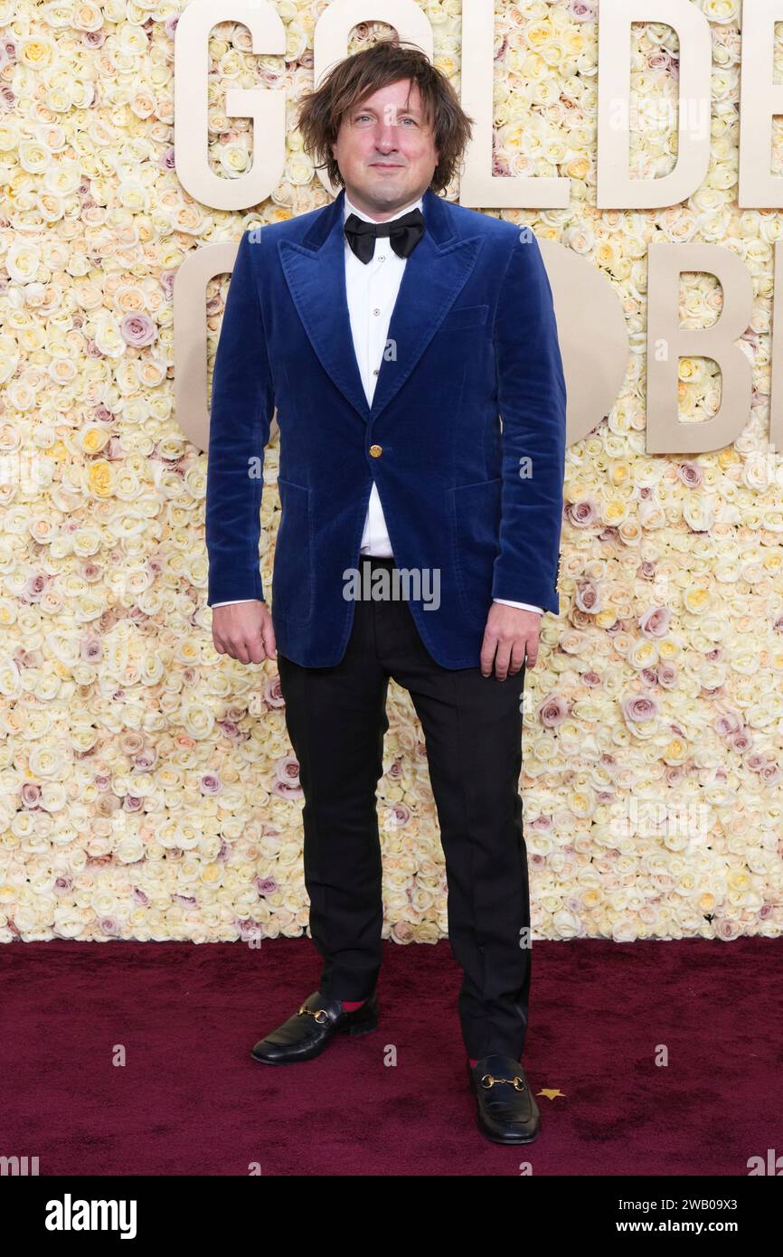 Daniel Pemberton arrives at the 81st Golden Globe Awards on Sunday, Jan ...