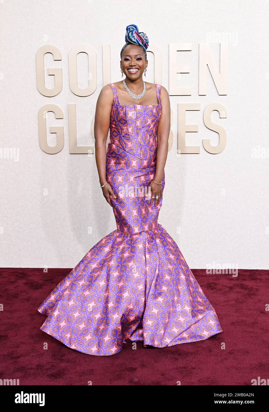 Erika Alexander at the 81st Golden Globe Awards held at the Beverly ...