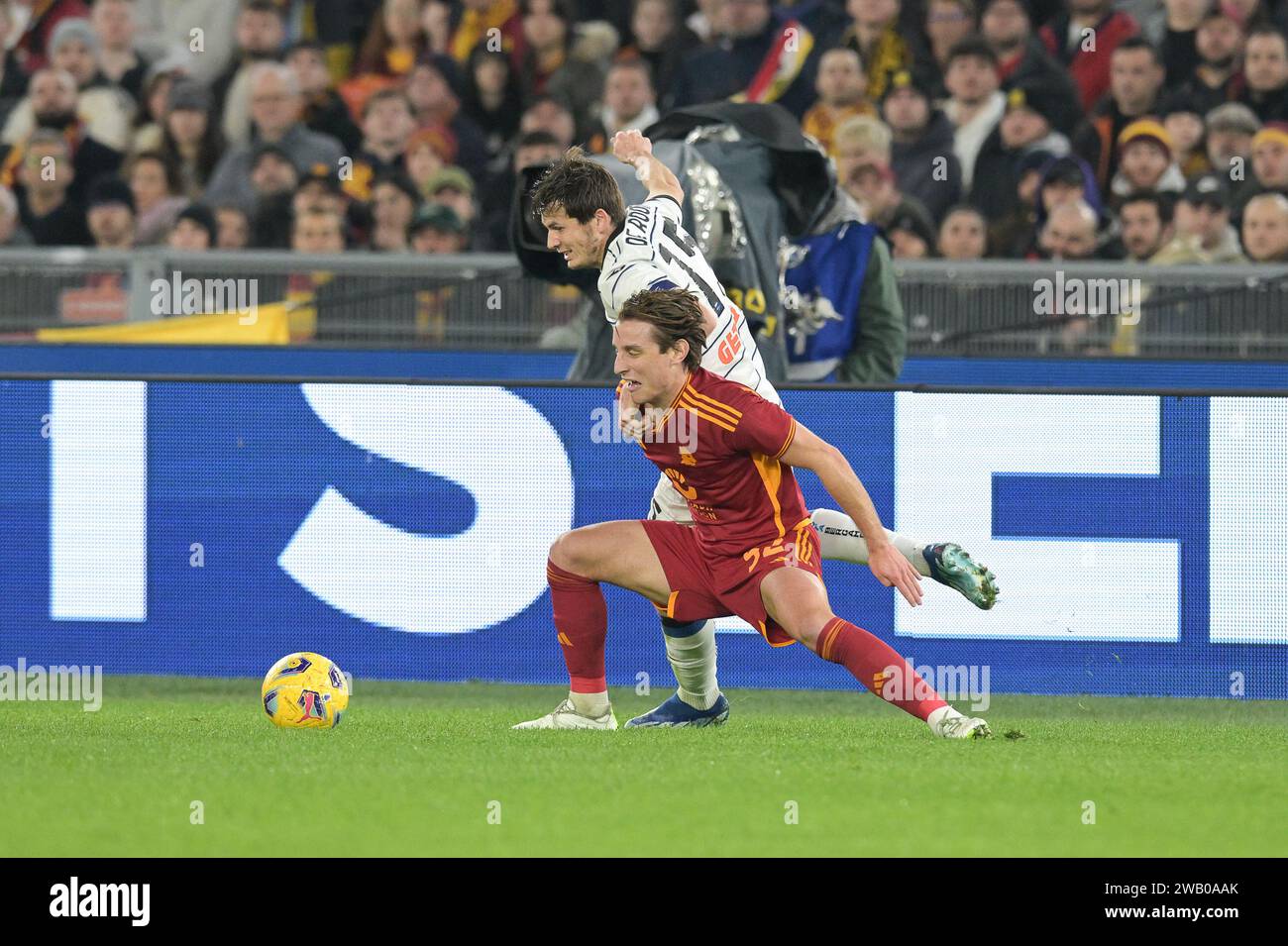 Stadio Olimpico, Rome, Italy. 7th Jan, 2024. Serie A Football; Roma ...