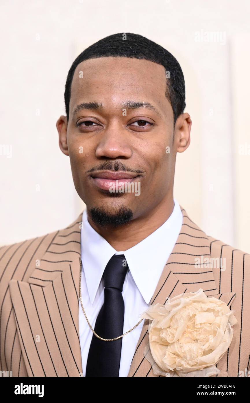 Tyler James Williams at the 81st Golden Globe Awards held at the ...